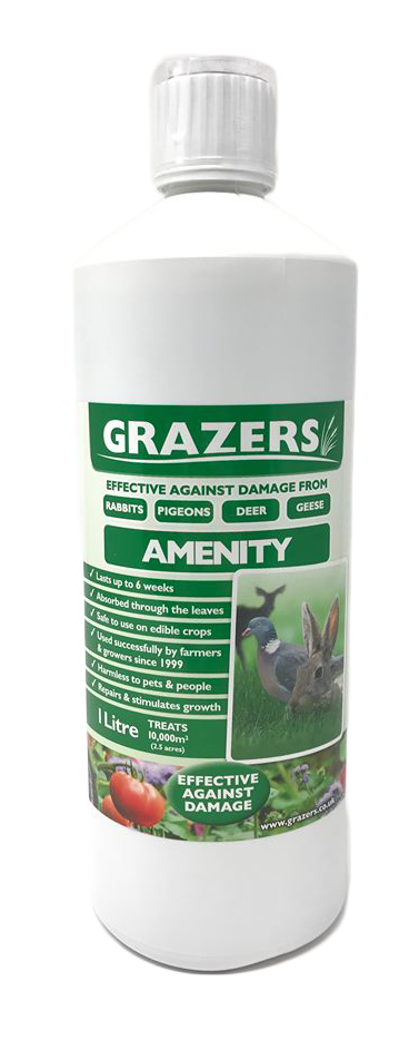 Grazers 1L Bird & Mammal Deterrent | Repairs Damage Caused by Rabbits