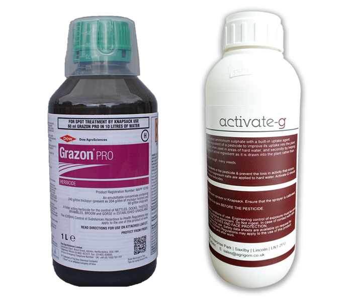 GRAZON PRO - STRONG PRO PADDOCK WEED KILLER + ACTIVATE-G - ENHANCES ...